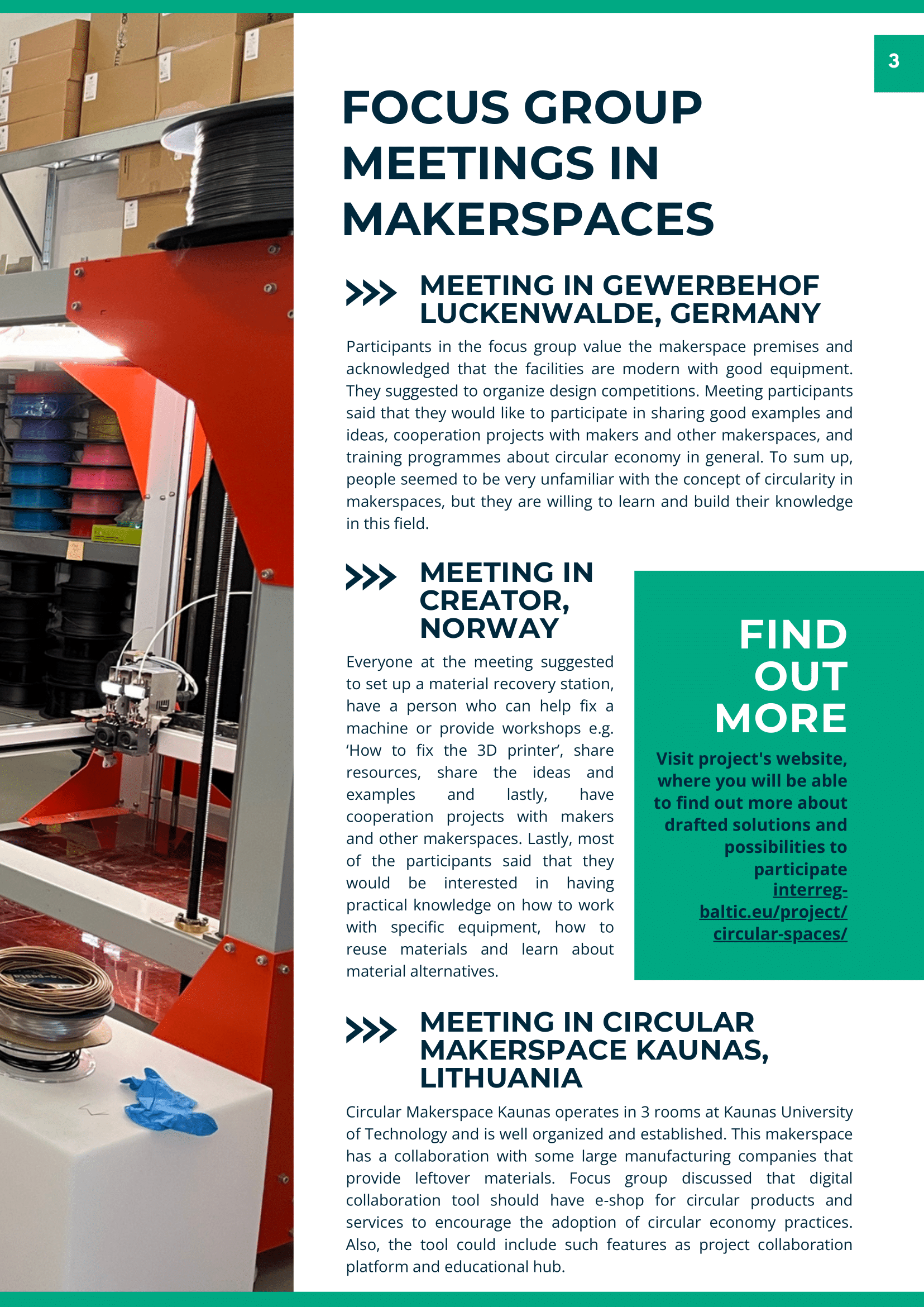 Circular Spaces Newsletter - Creator new main page